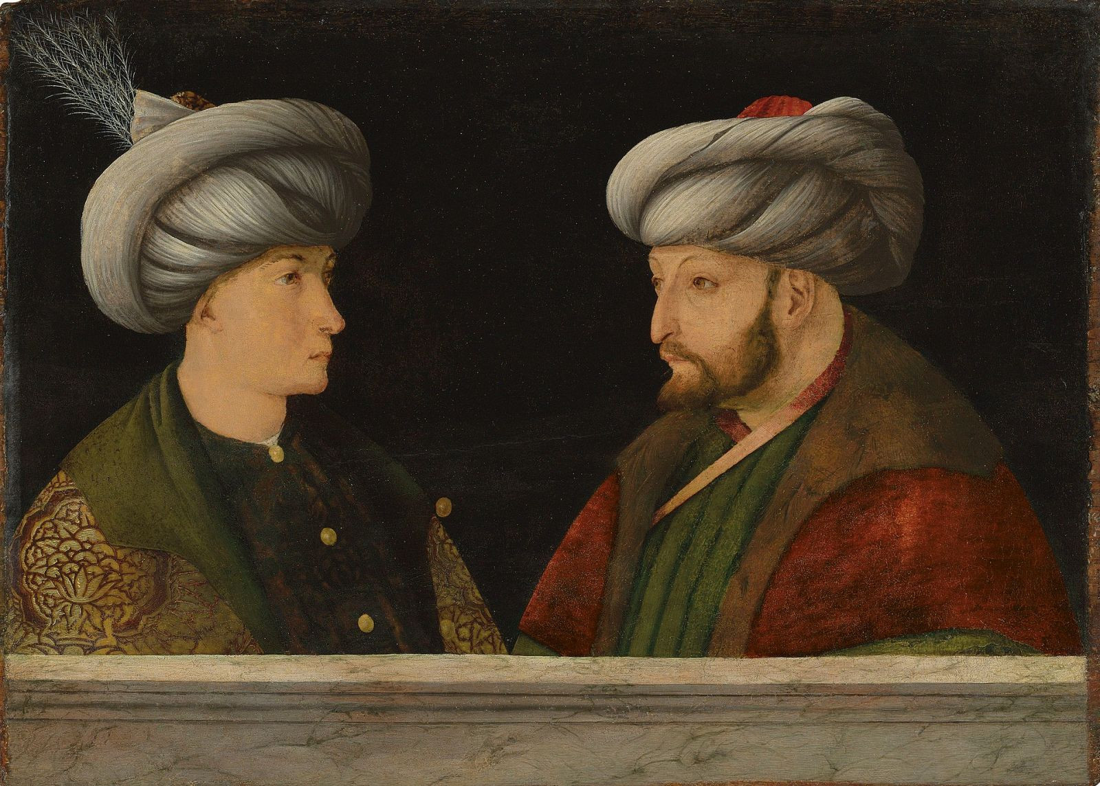Fatih Sultan Mehmet'in portresini yapan İtalyan ressam Gentile Bellini ...