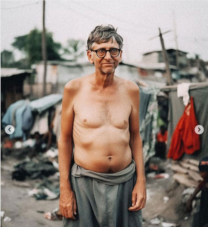 Yapay zeka çizdi: Dünyanın en zenginleri yoksul doğsa nasıl görünürdü ...