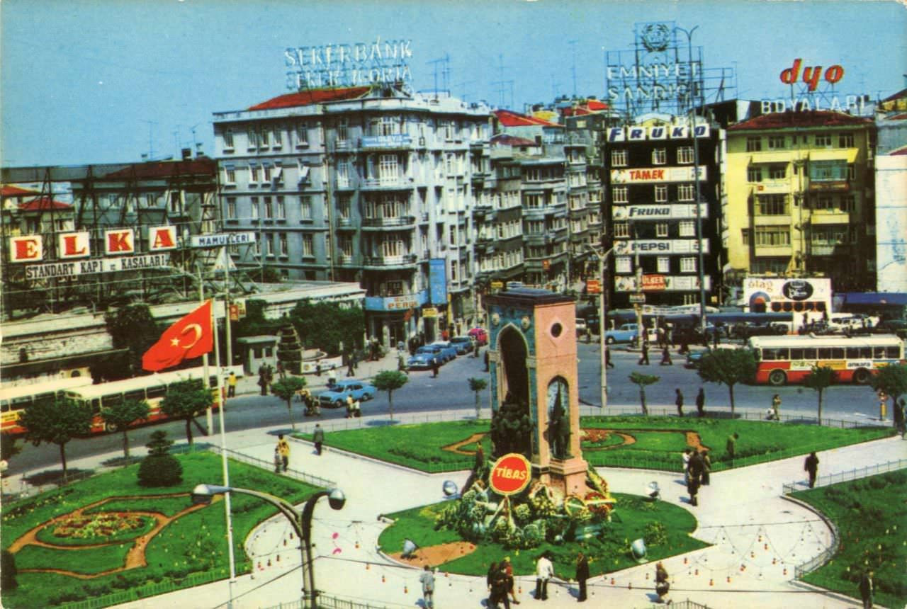 Maziyi merak edenlere... İşte Taksim'den nostaljik kareler!, Eski ...