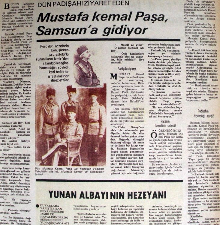 19 Mayıs yaklaşırken! 19 Mayıs 1919 gazete manşetleri...