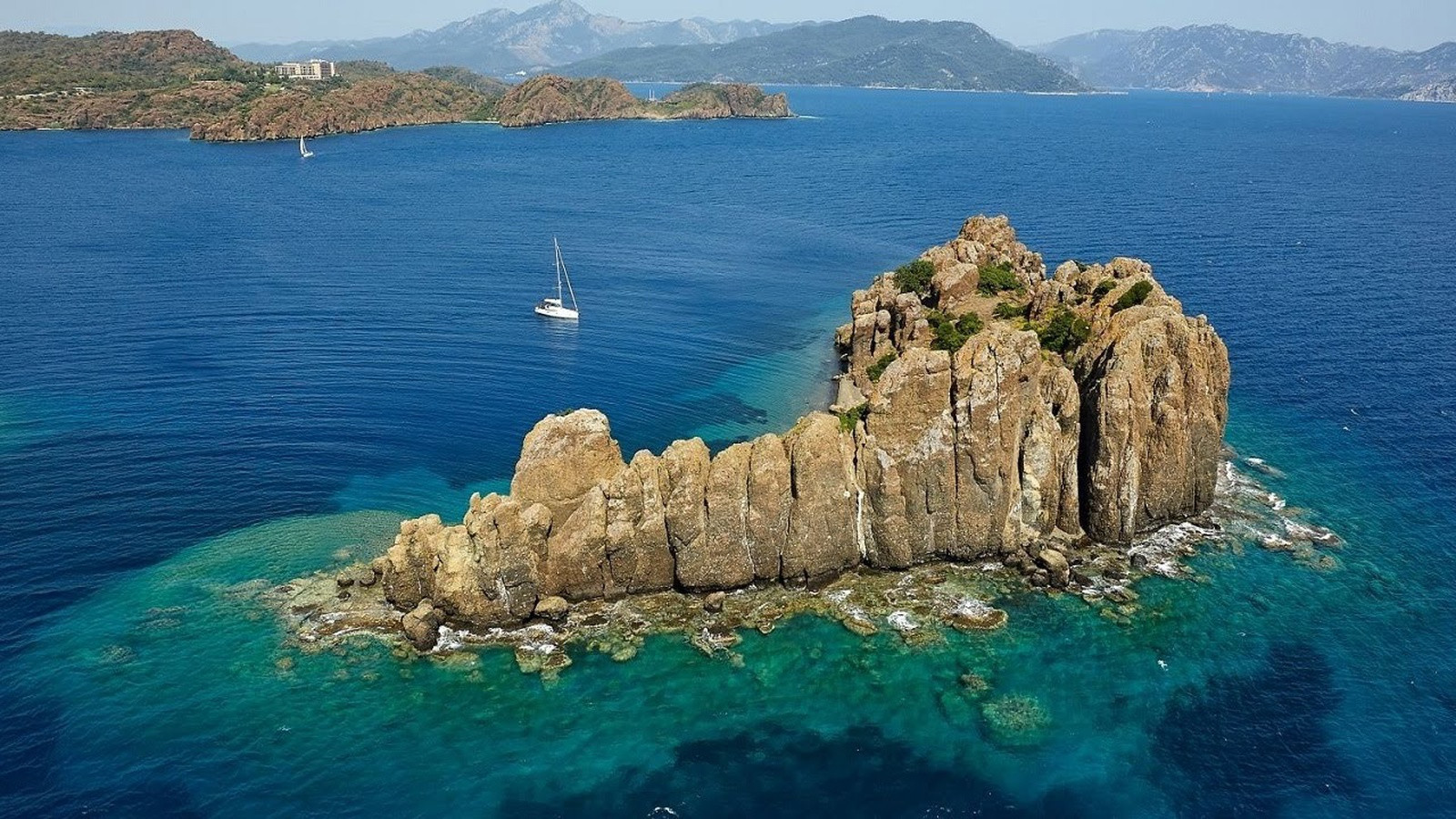 Marmaris'in saklı güzelliği Aşk Adası, dişlice adası, aşk adası ...