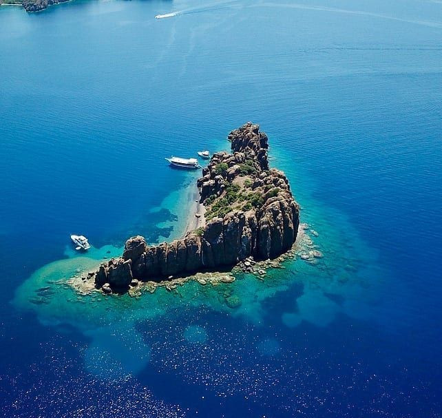 Marmaris'in saklı güzelliği Aşk Adası, dişlice adası, aşk adası ...
